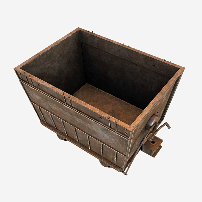 3d cart mining model