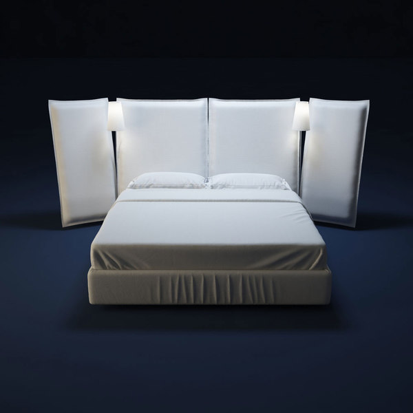 Cama FLOU AngleD Modelo 3D - TurboSquid 760606