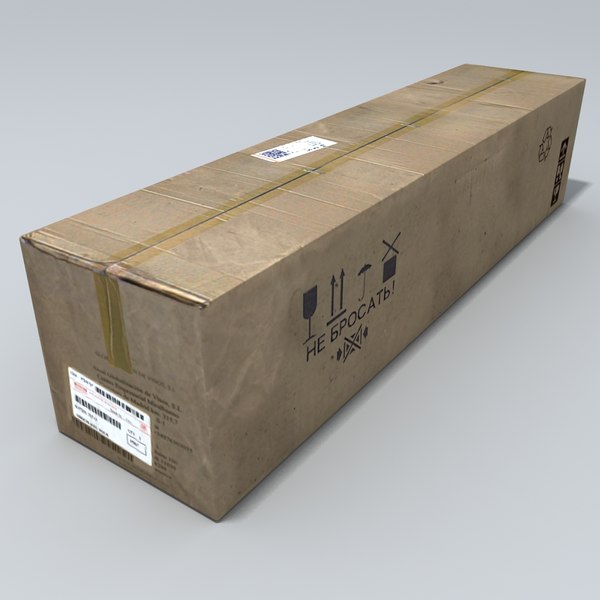 dirty cardboard box 3ds