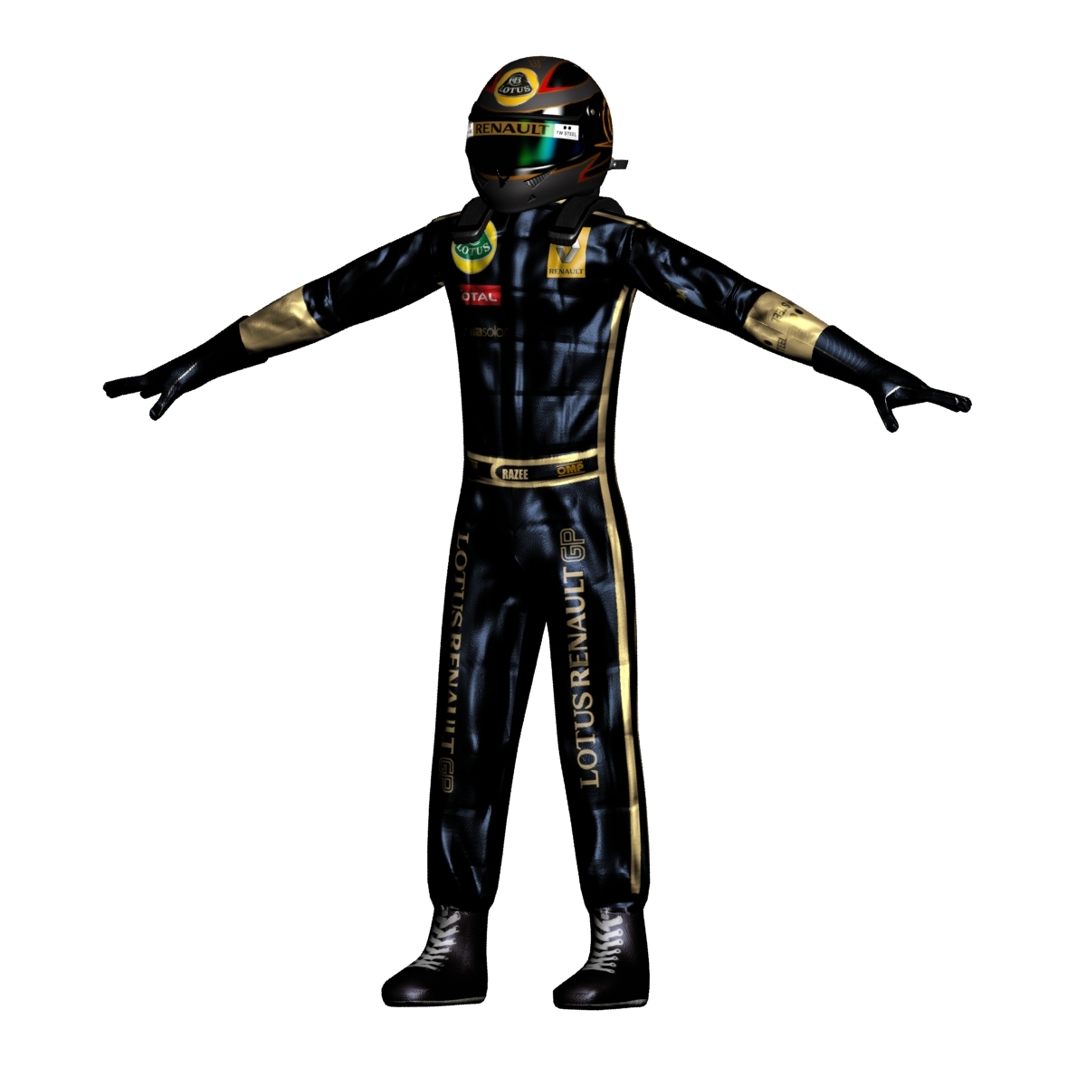 3d driver f1 model