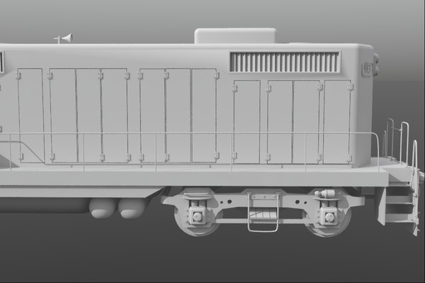 modelo 3d Locomotora GP9 (sin color) - TurboSquid 760446