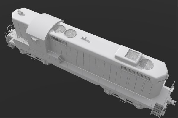 modelo 3d Locomotora GP9 (sin color) - TurboSquid 760446