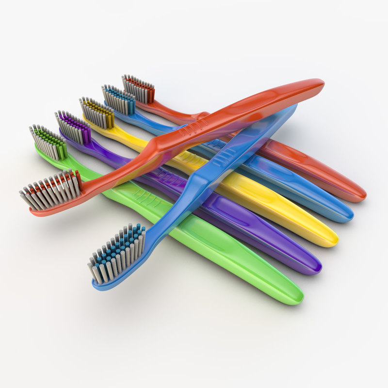 3d toothbrush 02 model