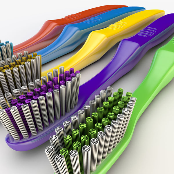 3d toothbrush 02 model