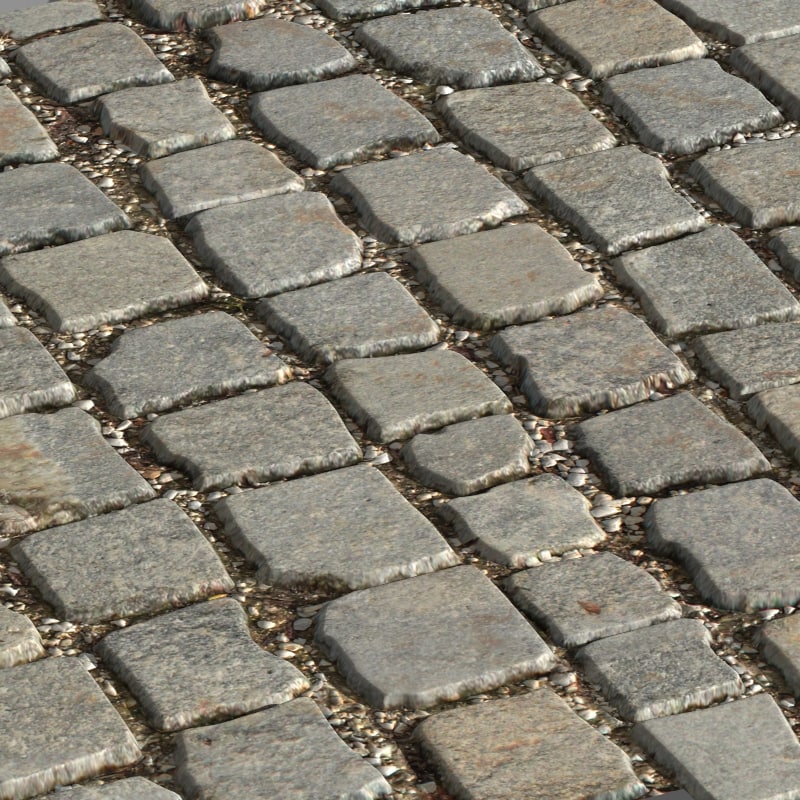 3d paving stones 01 model