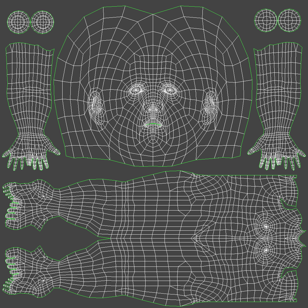 generic female base mesh human max