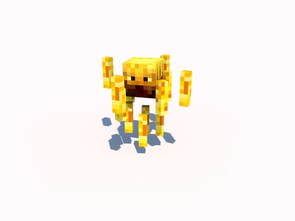 3d minecraft mob