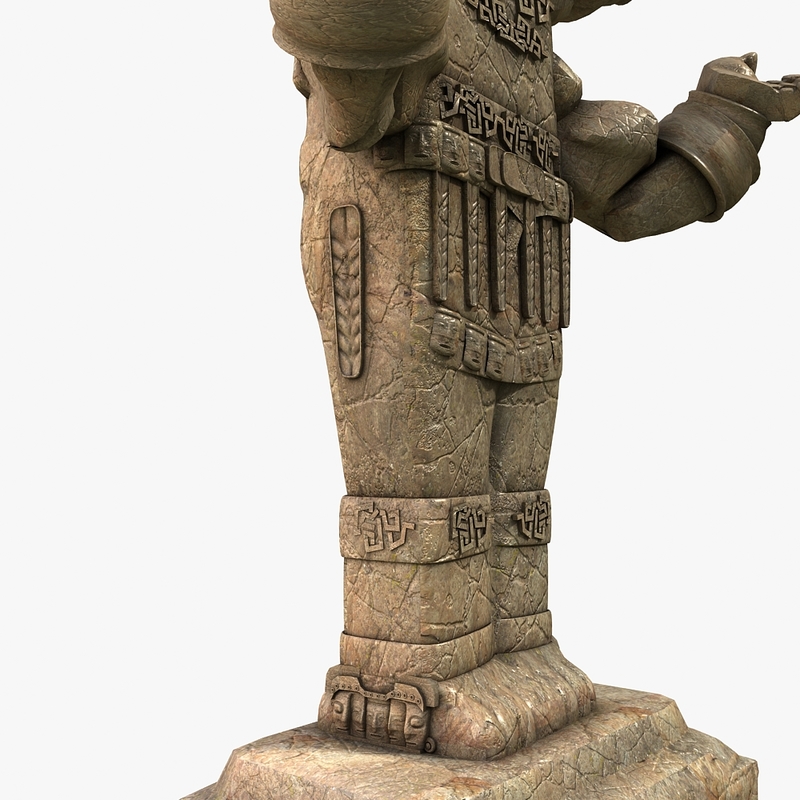 of stone totems heads