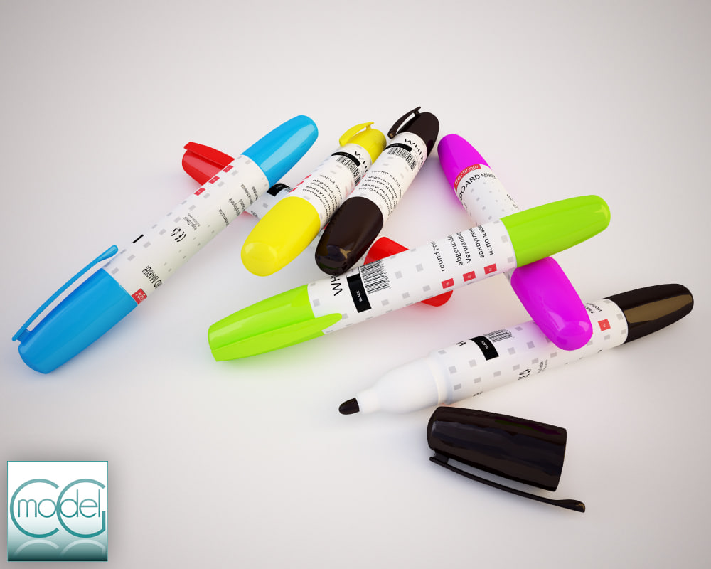 marker pen 3d 3ds