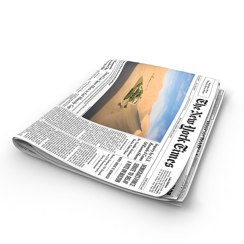 folded newspaper 3d 3ds