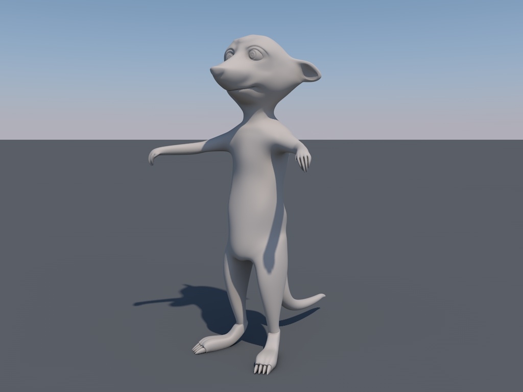 3d character animation model