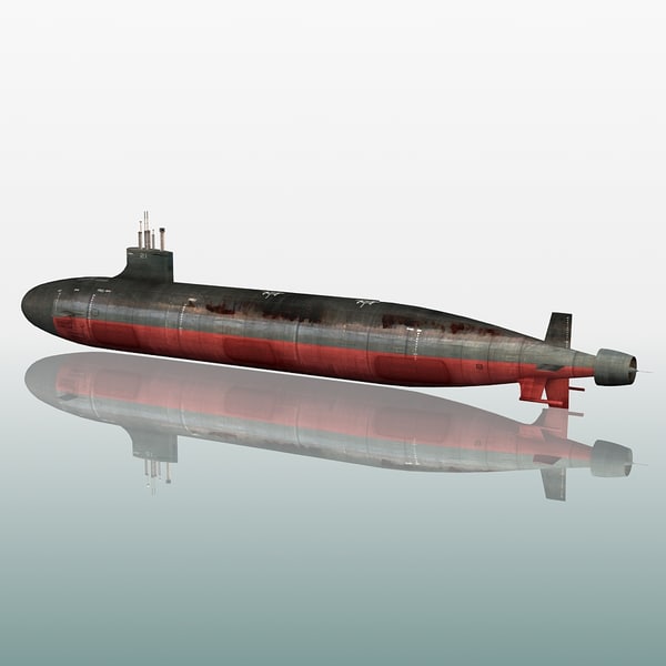 uss seawolf ssn-21 marine 3d model