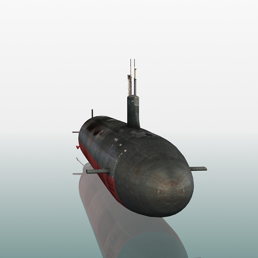 uss seawolf ssn-21 marine 3d model