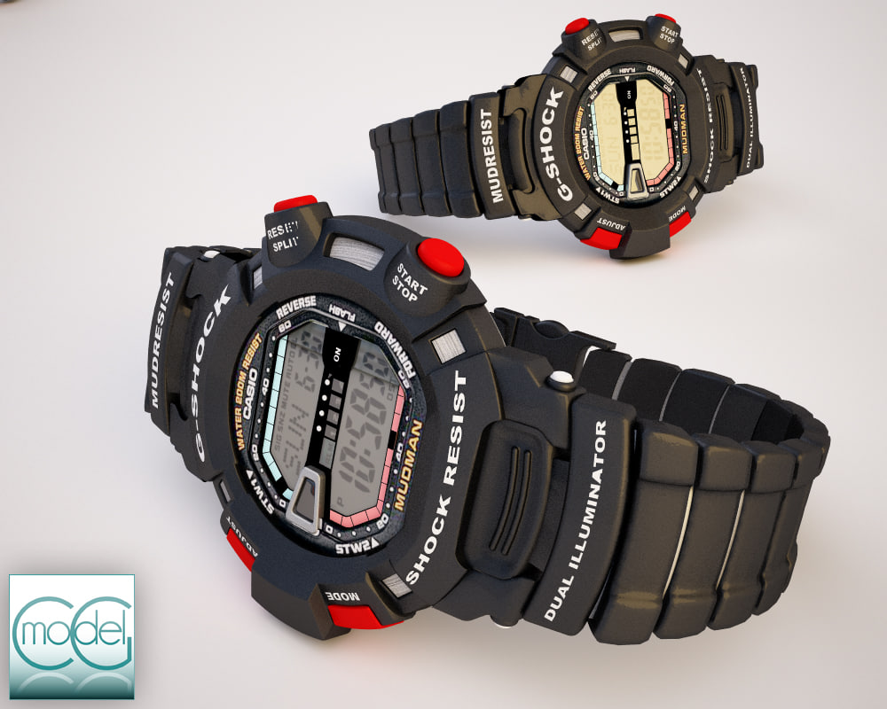 modelo 3d Casio Gshock - TurboSquid 739199