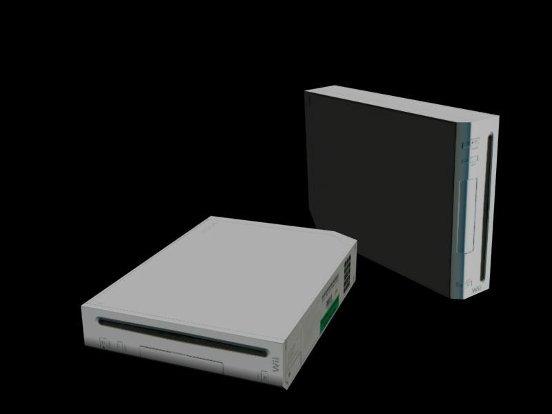 nintendo wii 3d model