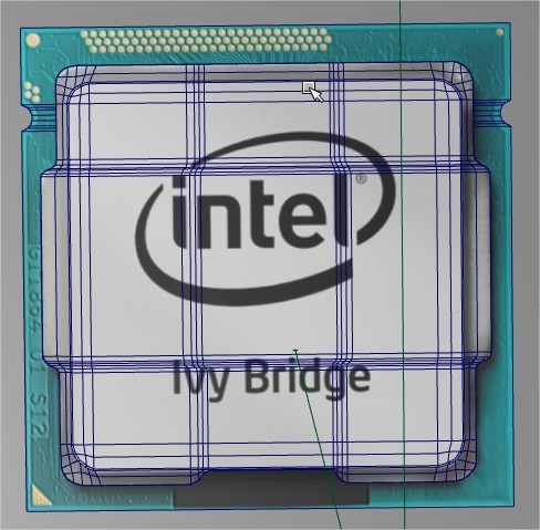 intel ivy bridge 3d obj