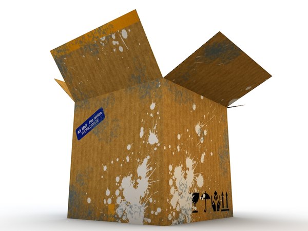 Cardboard Box Blender Models for Download | TurboSquid