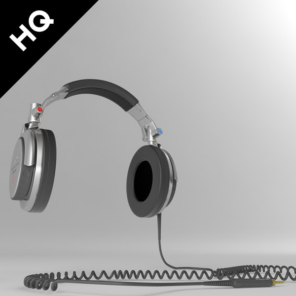 3d model headphones sony