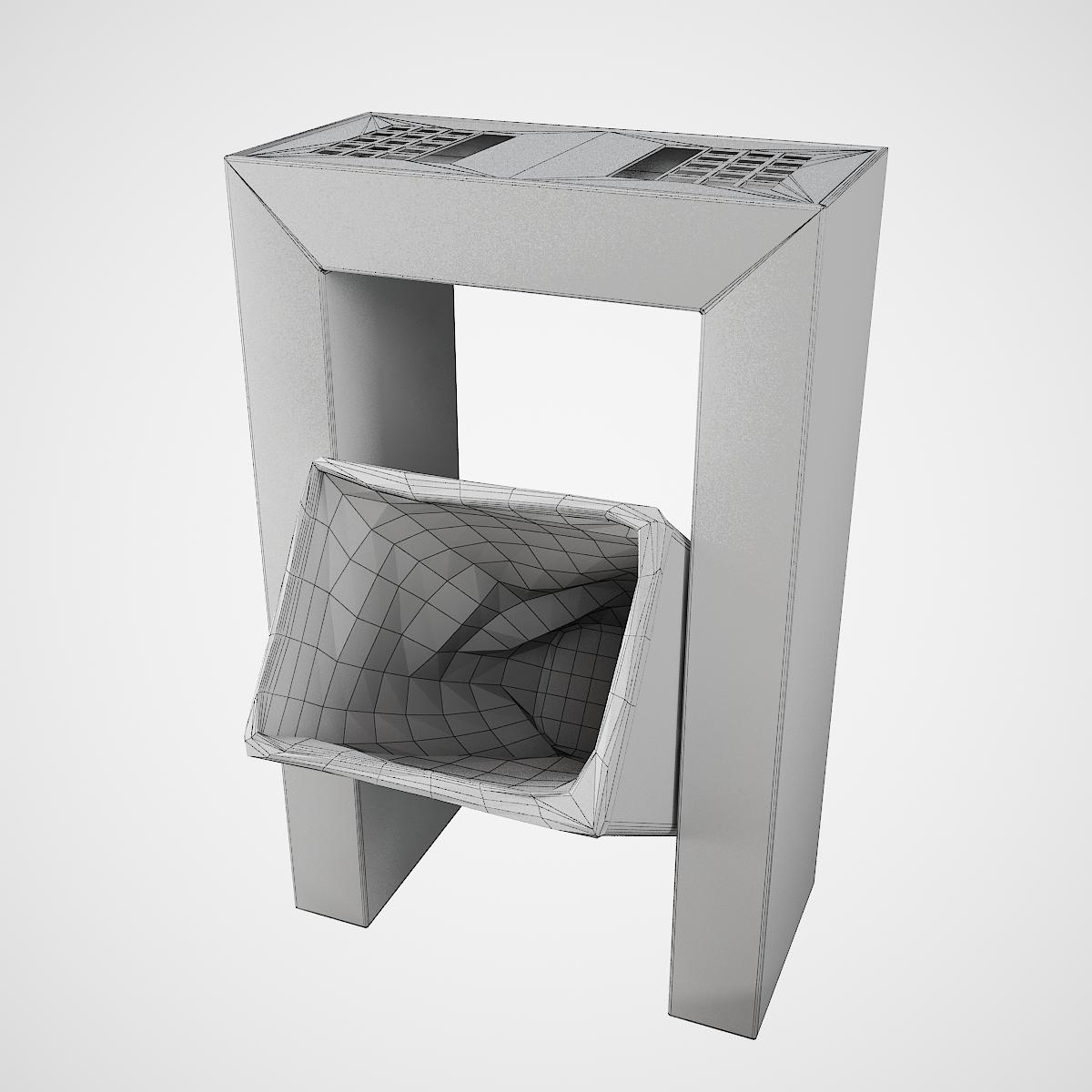 3d dustbin 04 20ltr bin model