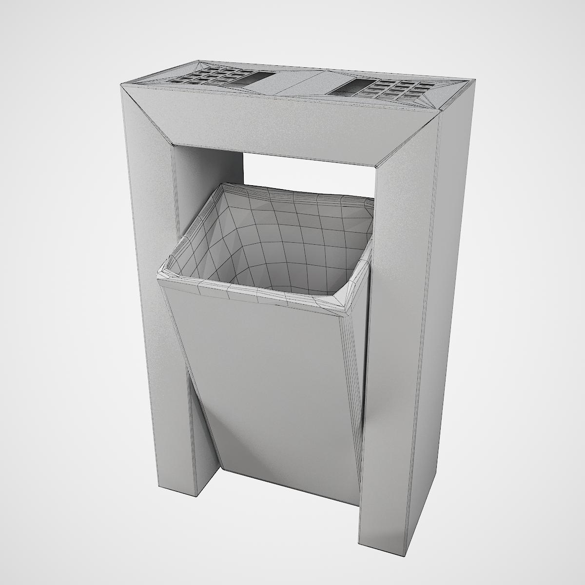 3d dustbin 04 20ltr bin model