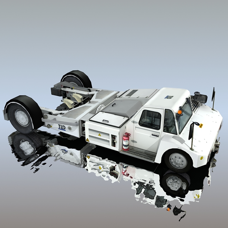 tpx-200-s towbarless aircraft tractors 3ds
