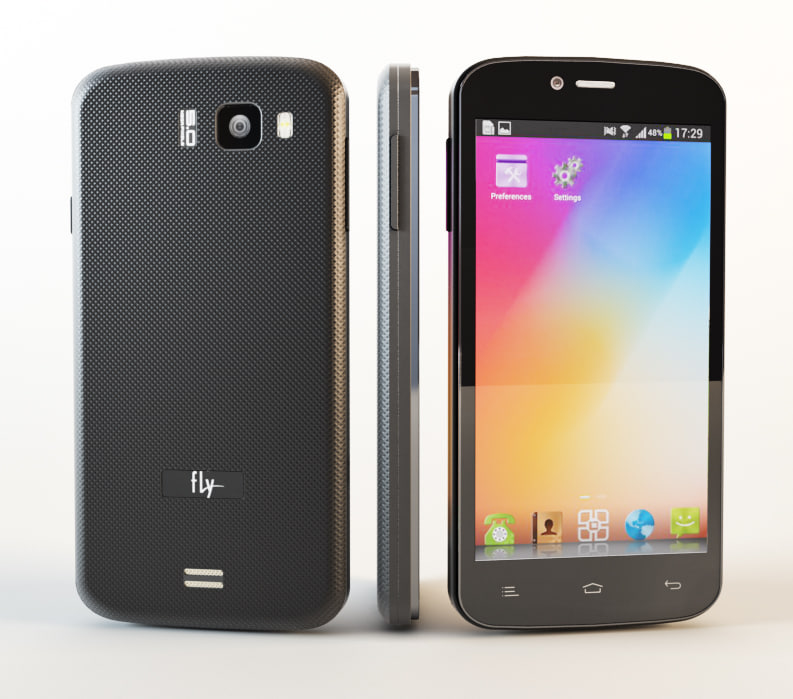 3d model fly-iq4411 fly phone