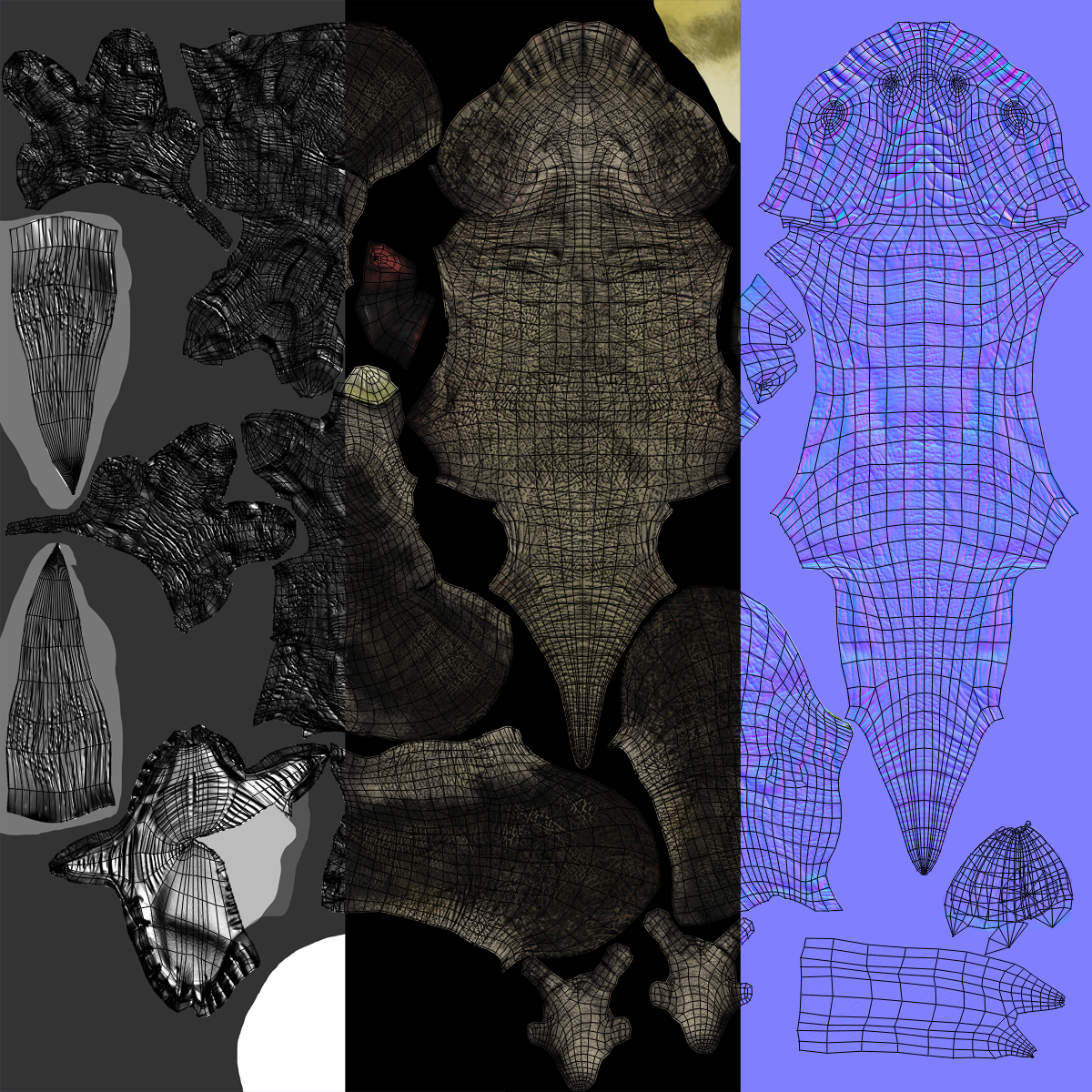 3d monster model