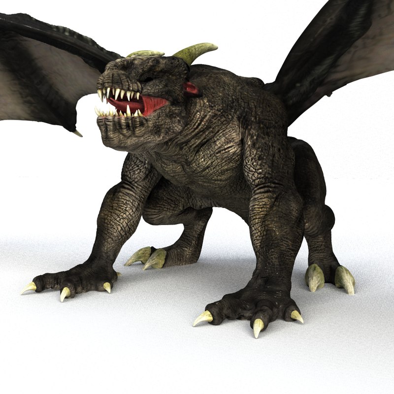 3d monster model