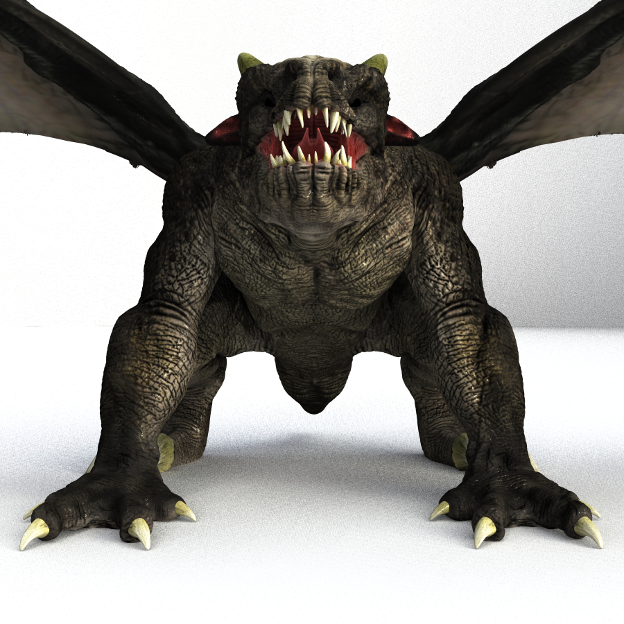 3d monster model
