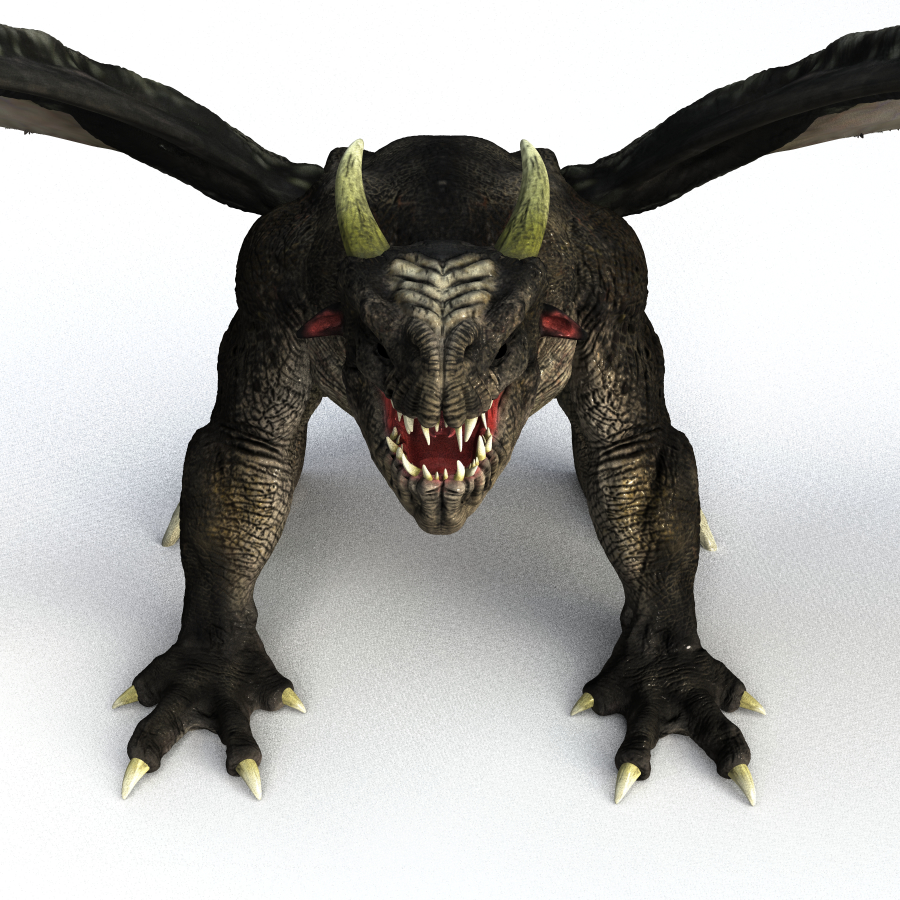 3d monster model