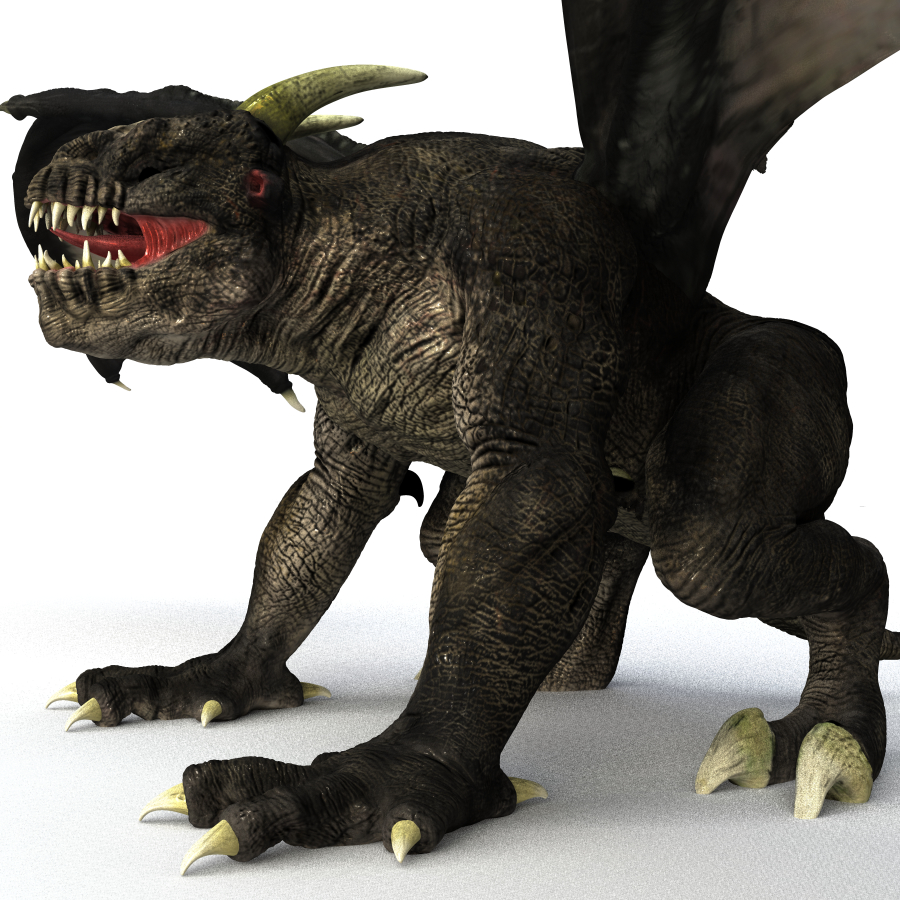 3d monster model
