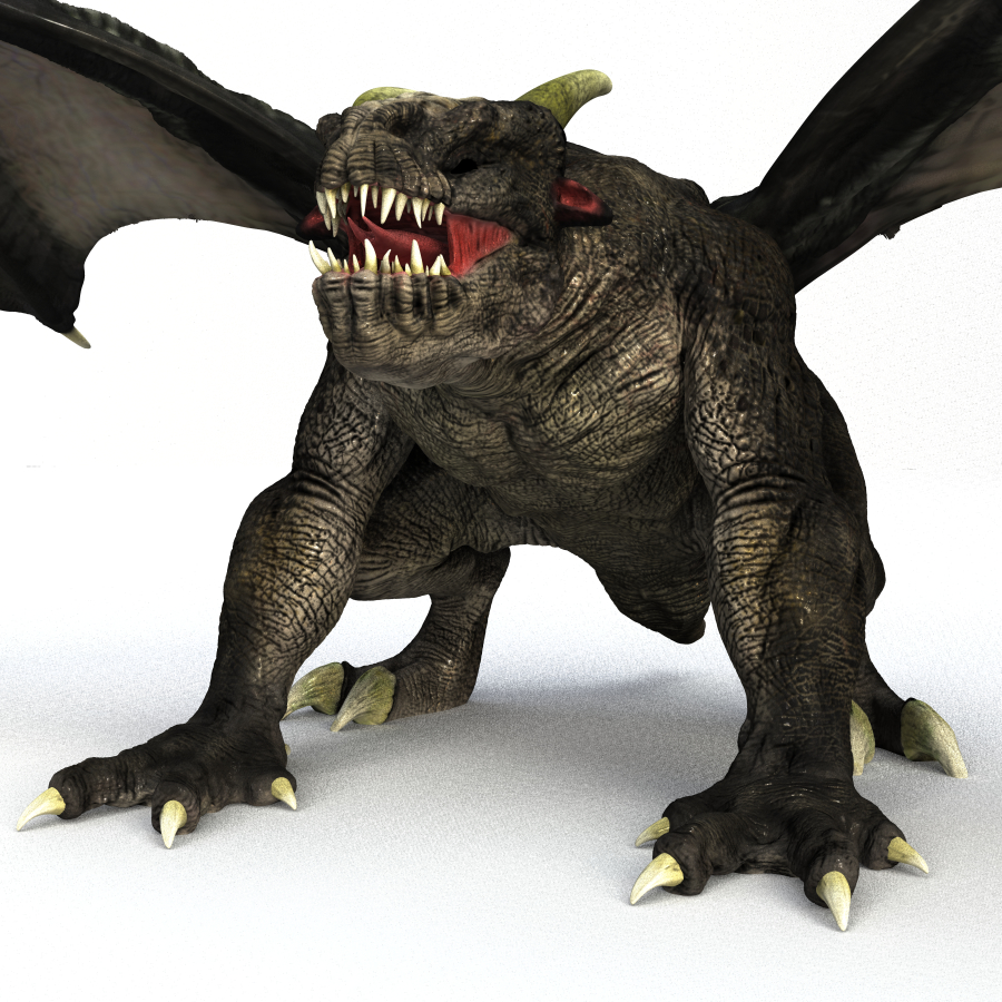 3d monster model