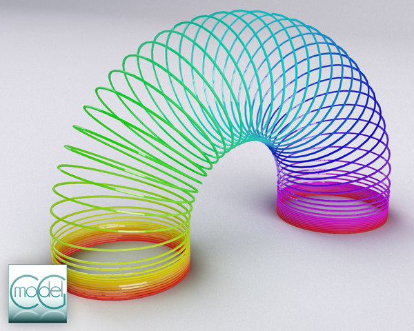 slinky toy 3d model