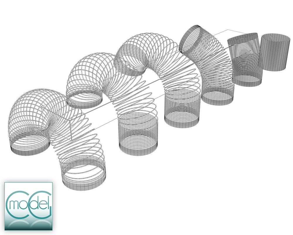 slinky toy 3d model