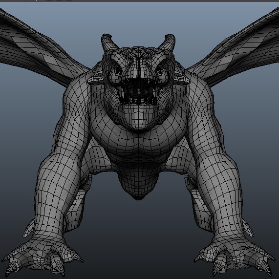 3d monster model
