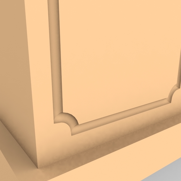 3ds max interior plinth block
