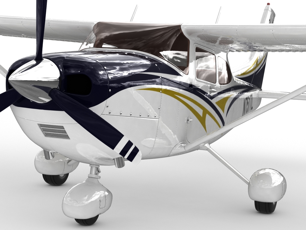 cessna 182 skylane 3d model