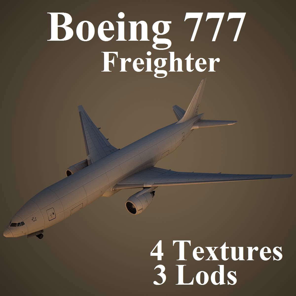 boeing 777 3d model