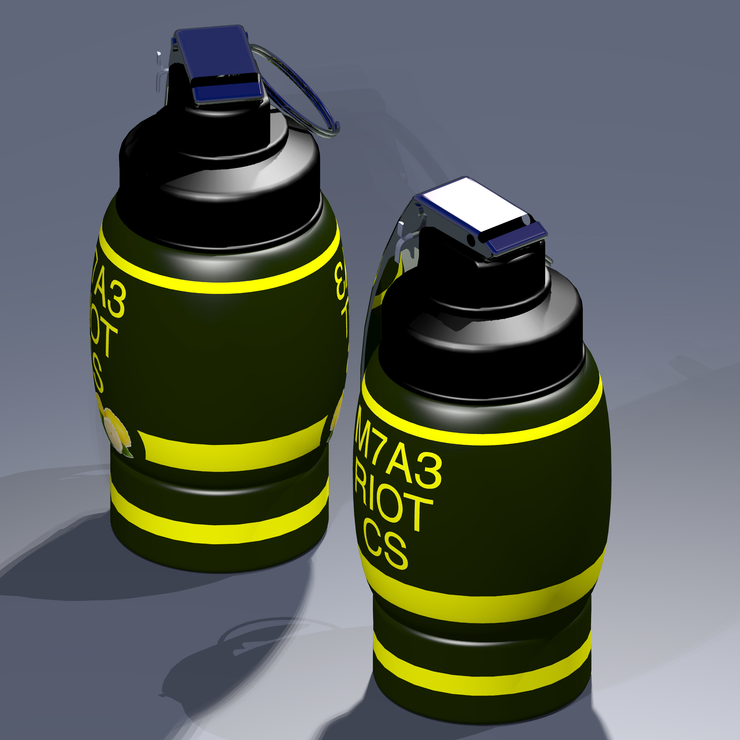 riot tear gas grenade 3ds