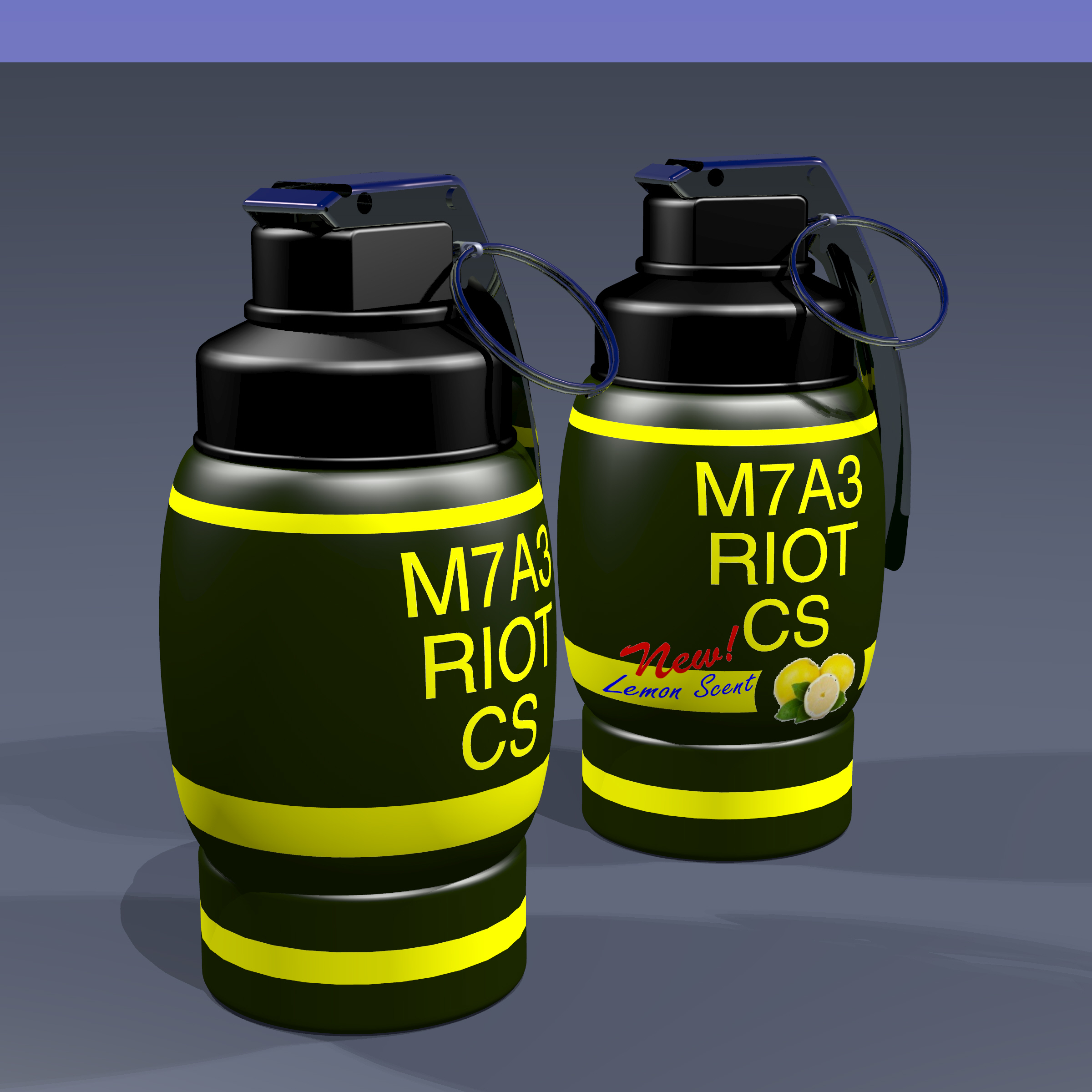 riot tear gas grenade 3ds