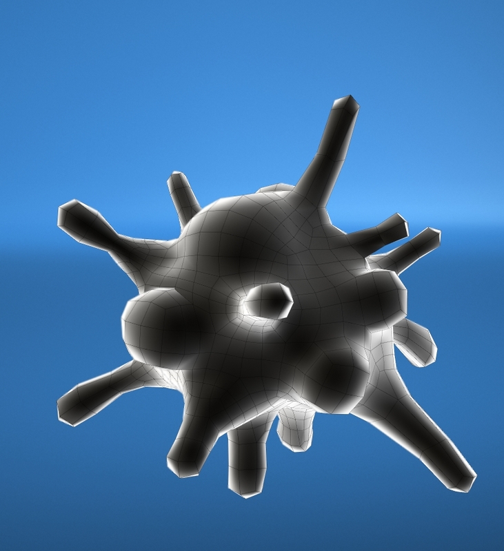 3d amoeba model