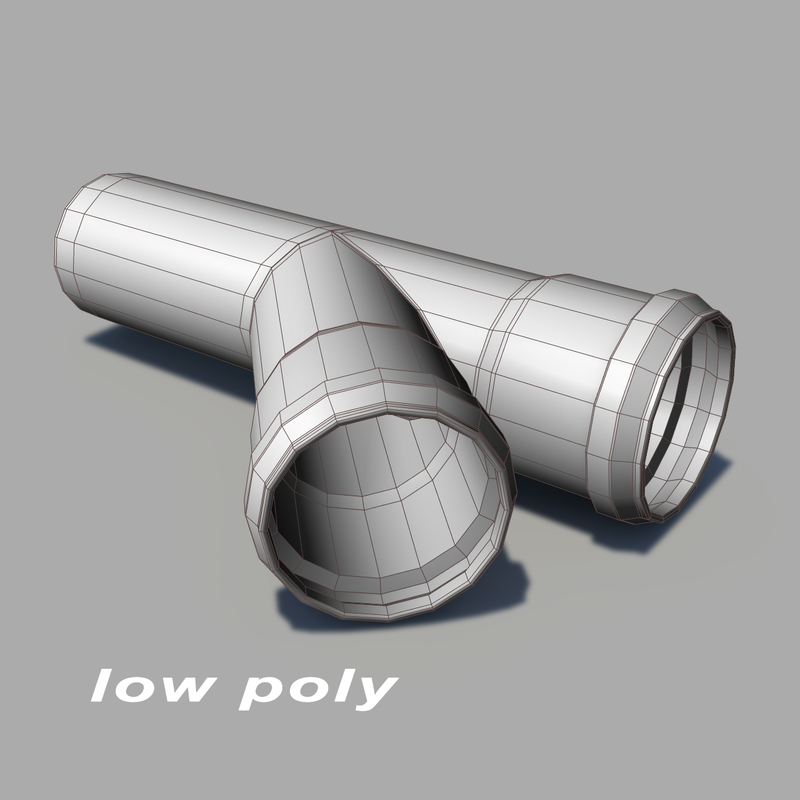 3d model pvc pipes