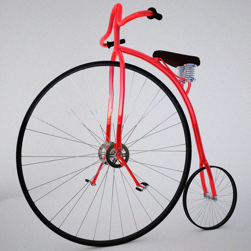 3d model penny bike vintage