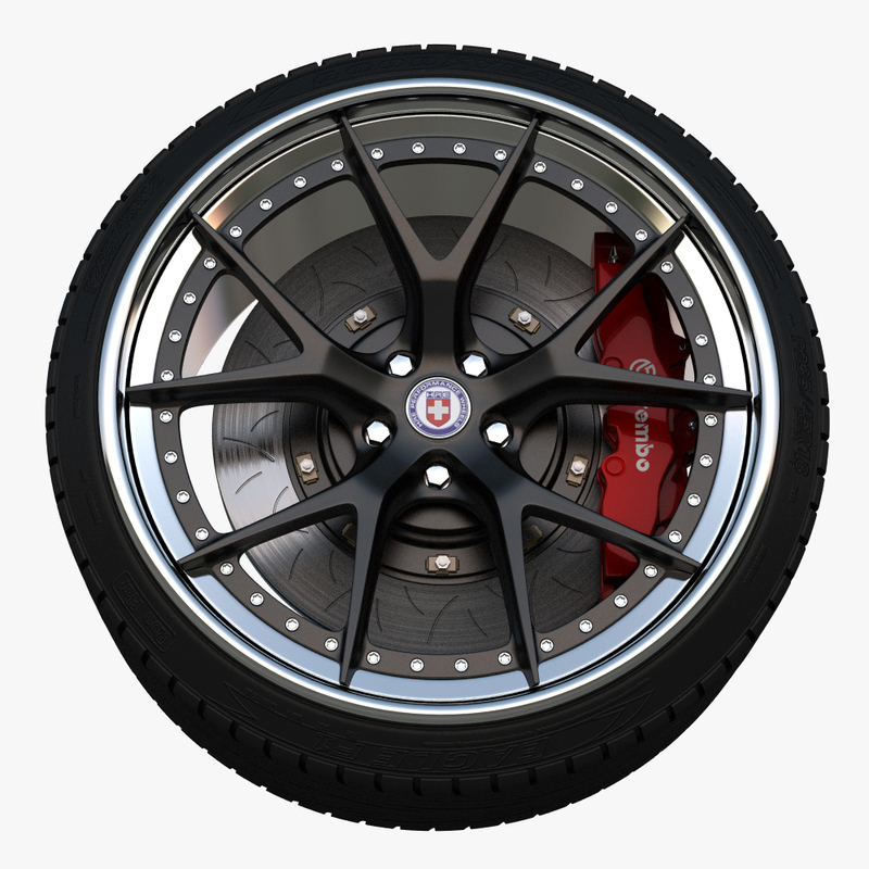 3d wheel hre s101 model