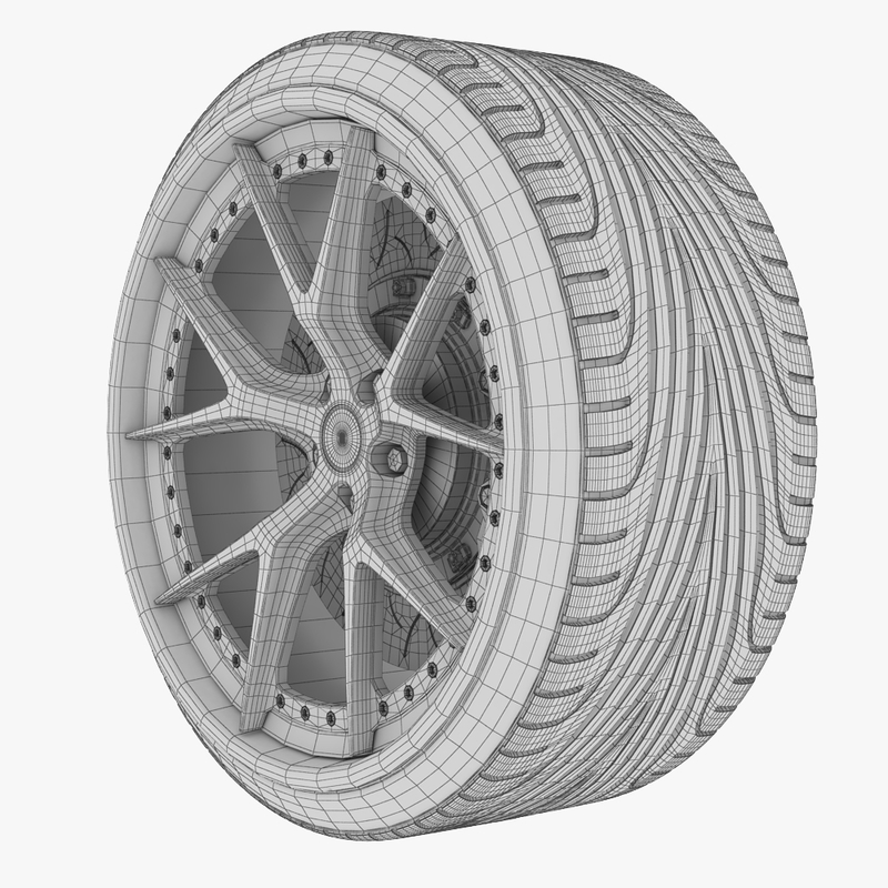 3d wheel hre s101 model