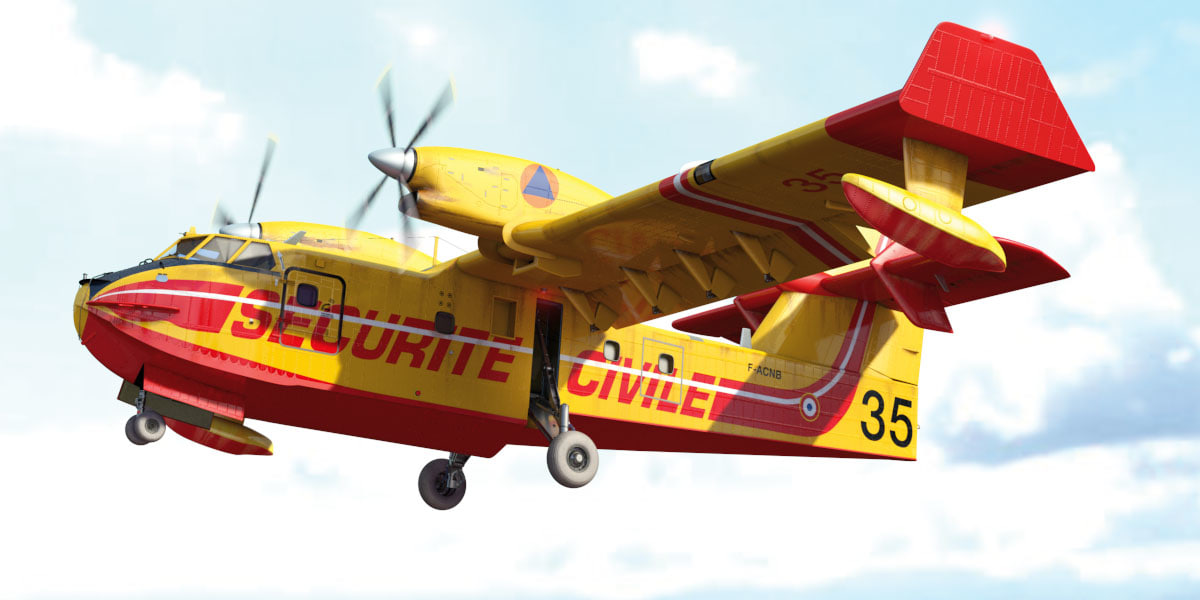 firefighter bomber 3d c4d