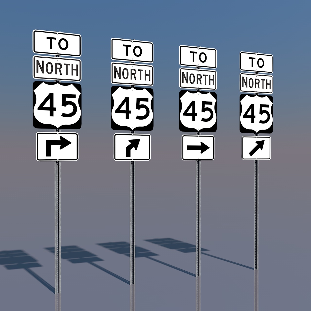 u s highway 45 3d c4d