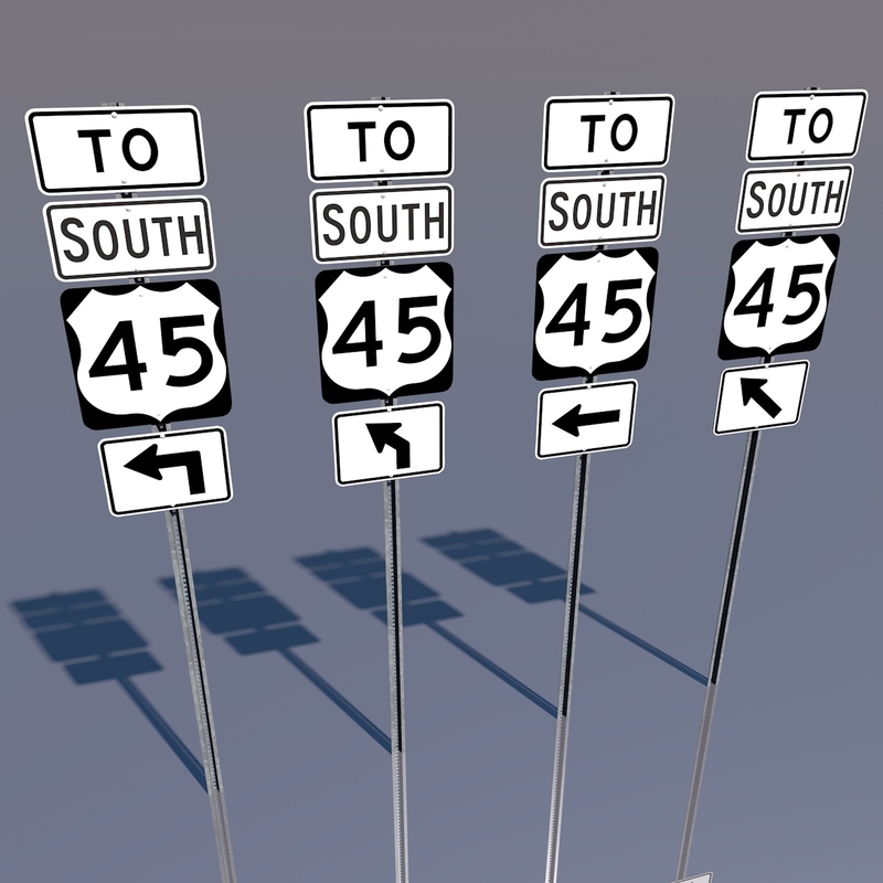 u s highway 45 3d c4d