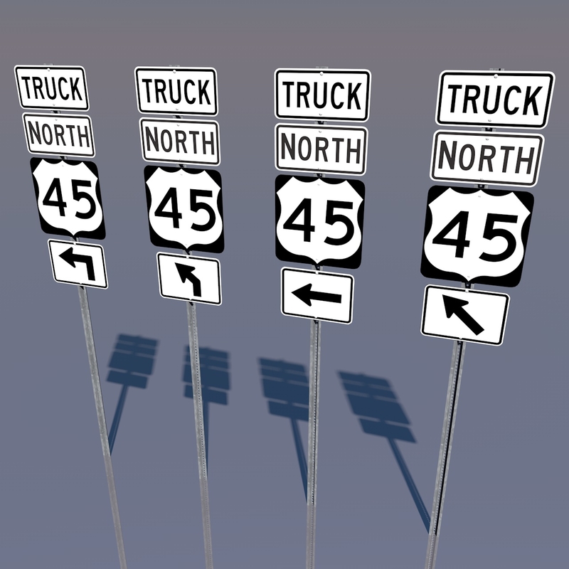 u s highway 45 3d c4d