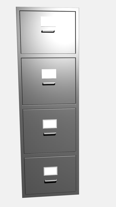 3d model filing cabinet